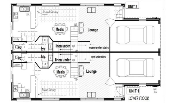 Duplex Design Home Plan – 297A - Spark Homes