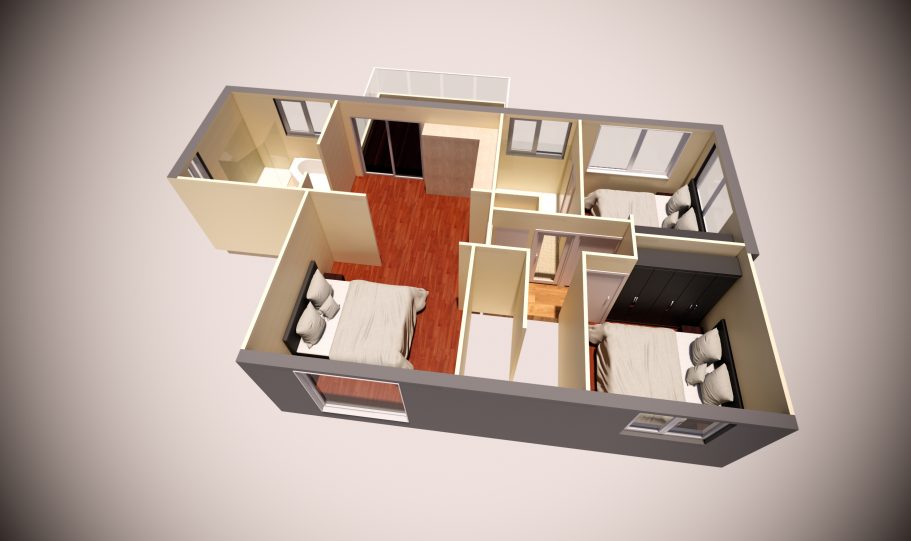 Two Storey Kit Home - Plan 264 264m2 | Spark Homes