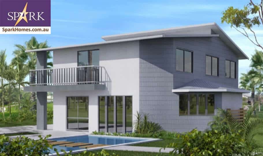 Two Storey Kit Home – Plan 262 239.3m2 - Spark Homes