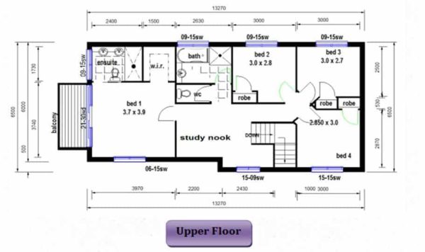 Two Storey Kit Home - Plan 299 198.78m2 | Spark Homes